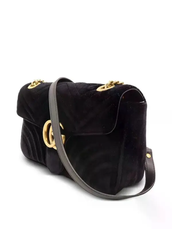 Gucci Gg Marmont Shoulder Bag - Black