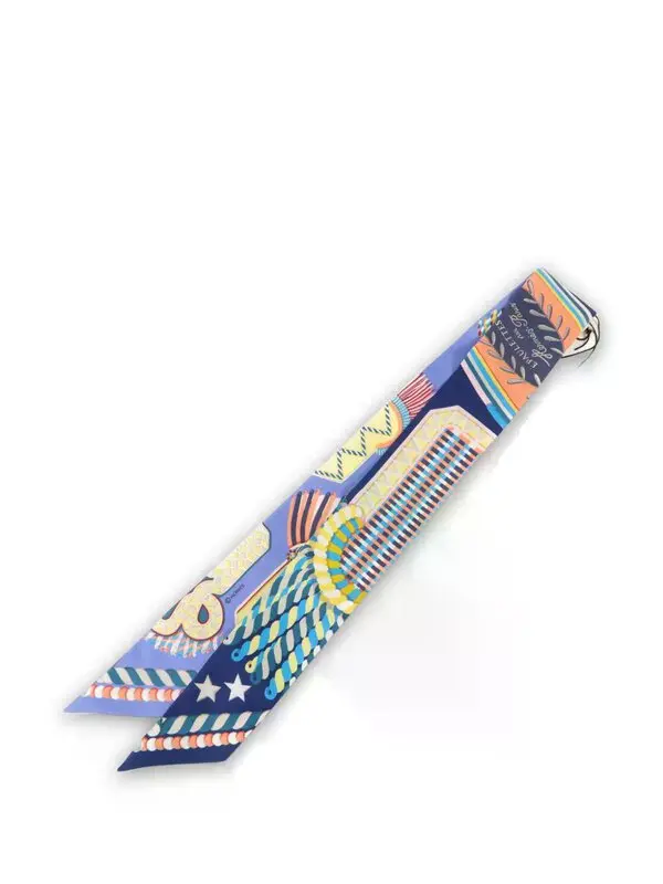 Hermès Twilly Graphic-print Scarf