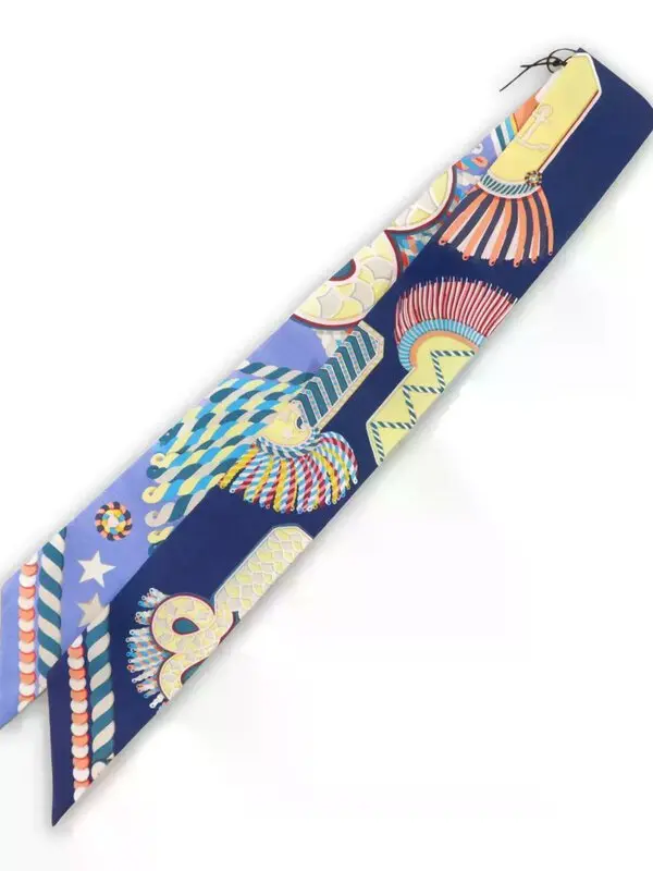 Hermès Twilly Graphic-print Scarf