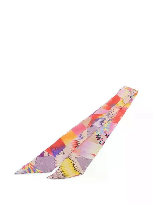 Hermès Marbie Silk Scarf - Pink