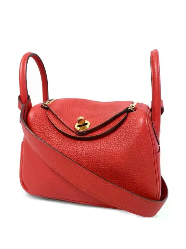 Hermès Mini Lindy Tote Bag - Red