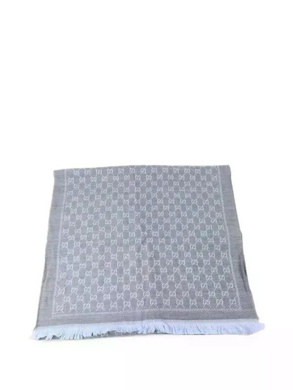 Gucci Gg Monogram Wool Scarf