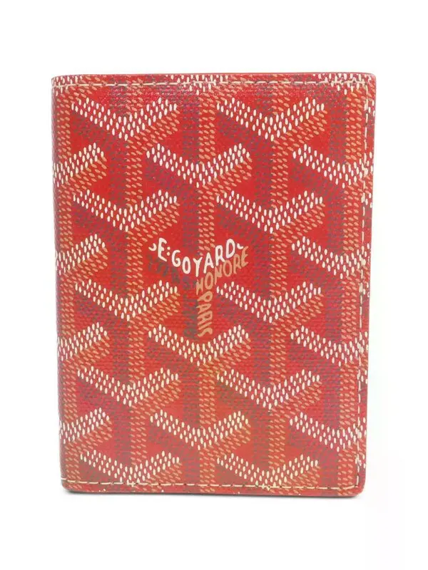 Goyard Canvas Card Case - Red
