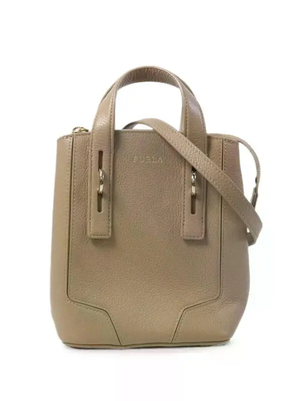 Furla Logo Detail Tote Bag