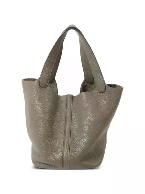 Hermès Mm Picotin Shoulder Bag - Grey