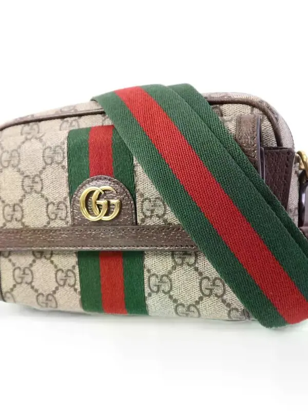 Gucci Gg Supreme Web Shoulder Bag