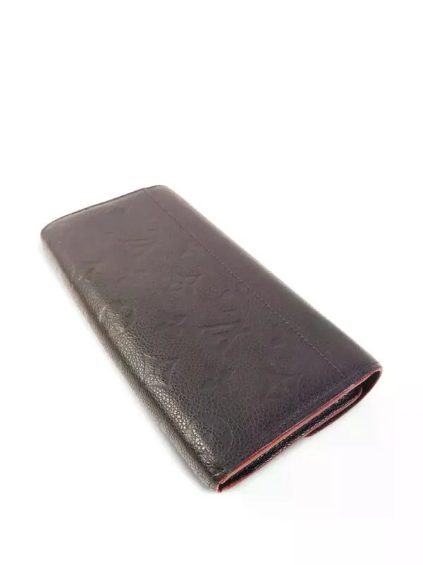 LOUIS VUITTON Sarah Monogram Empreinte Wallet - Blue