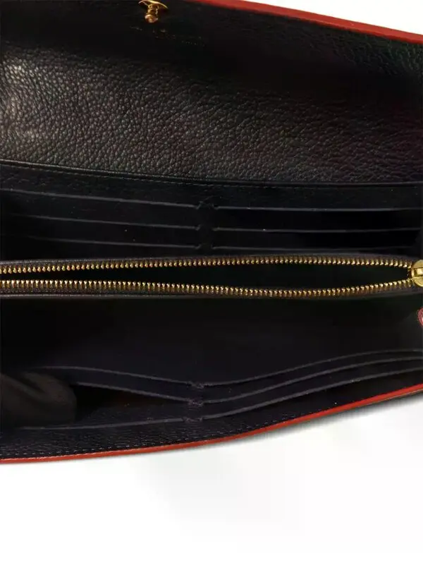 LOUIS VUITTON Sarah Monogram Empreinte Wallet - Blue
