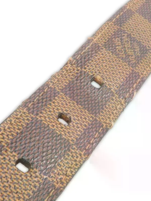 LOUIS VUITTON Damier Ebene Ellipse Belt