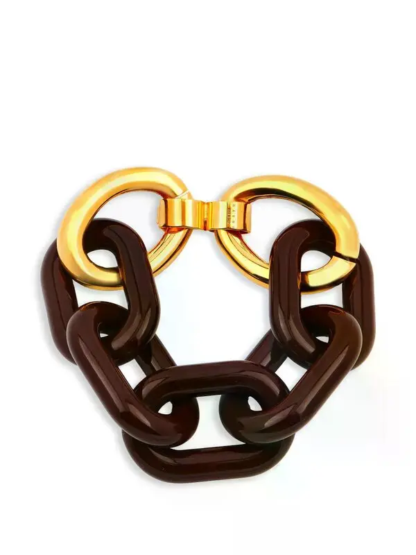 Marni Engraved Logo Chain Bracelet