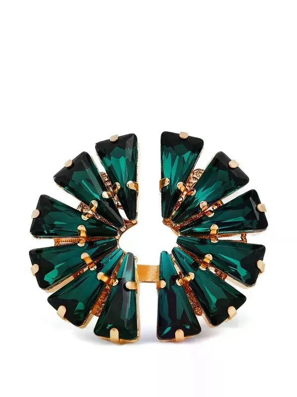 ANTON HEUNIS Afrodita Crystal-embellished Ring - Gold