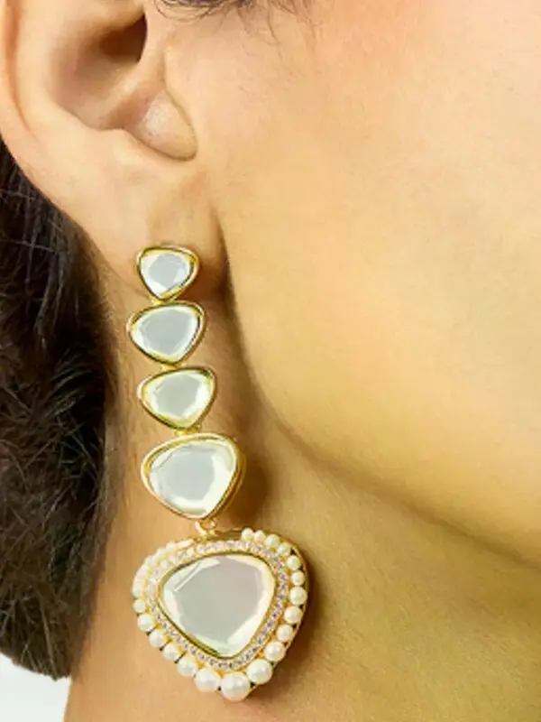 Isharya Sheesh Mahal Crystal-embellished Earrings