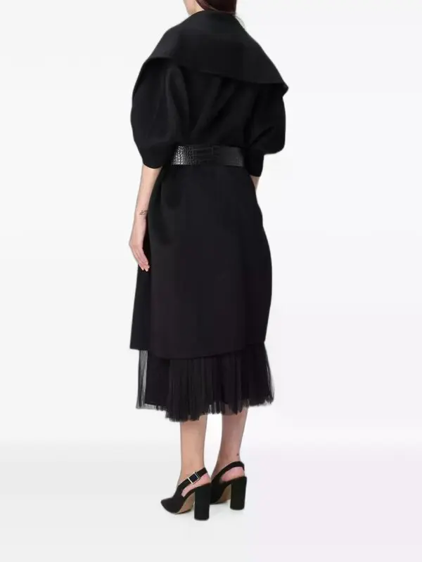 Elisabetta Franchi Belted Wool Cape