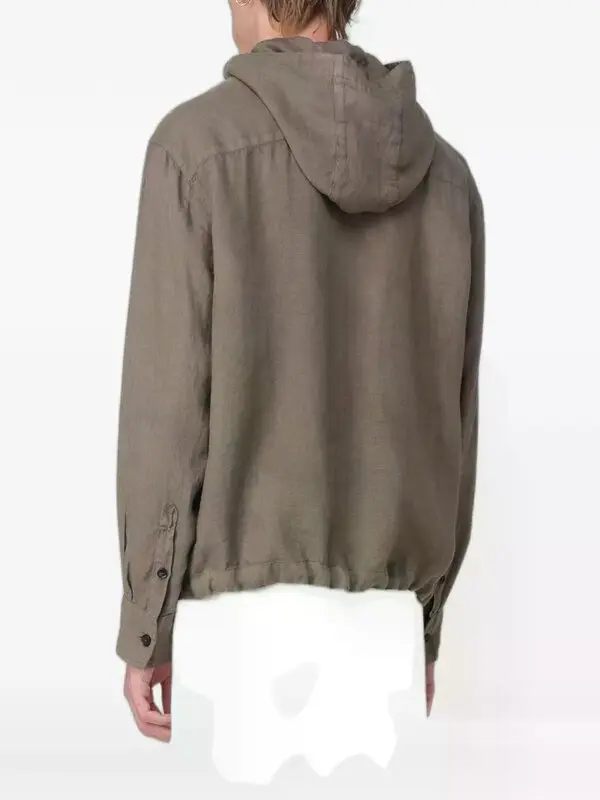 Emporio Armani Linen Hoodie