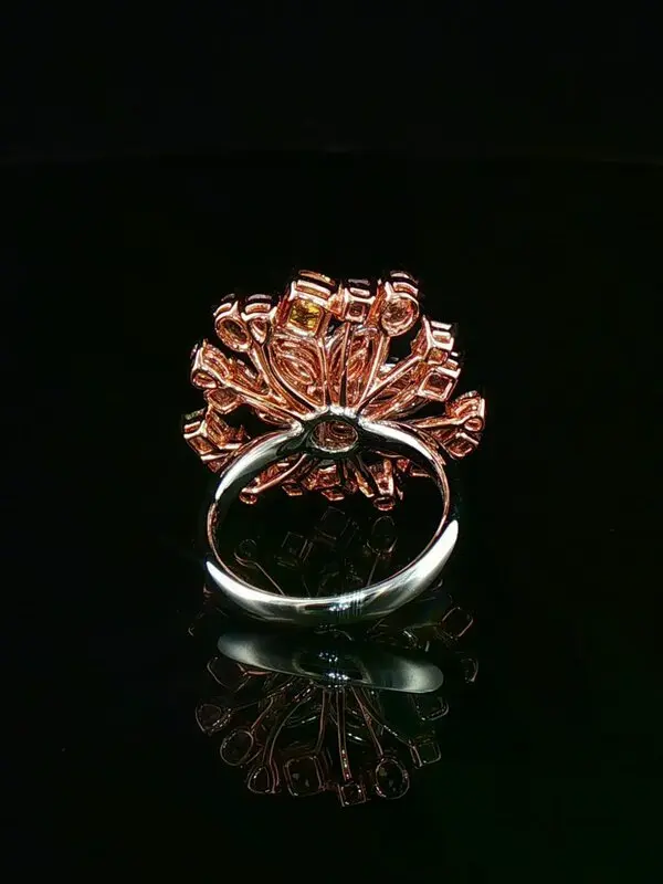 HYT JEWELRY Diamond And White Diamond Ring