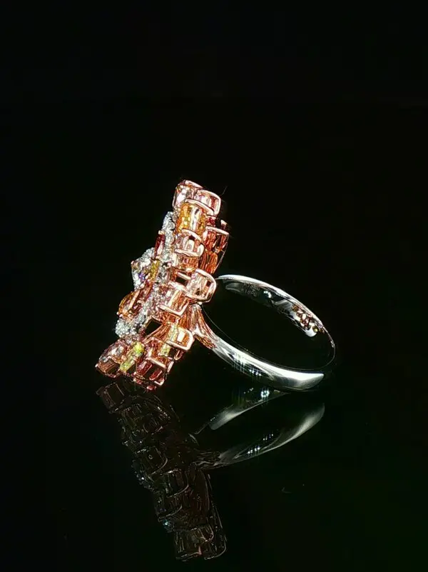 HYT JEWELRY Diamond And White Diamond Ring