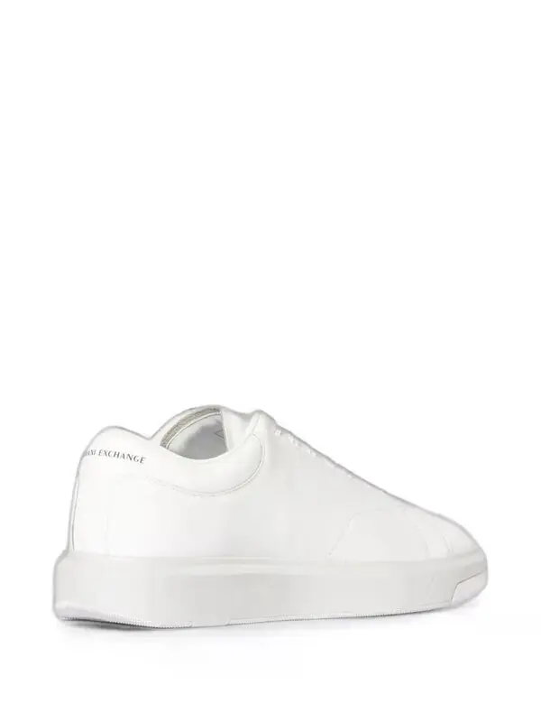 Emporio Armani Logo-print Leather Sneakers