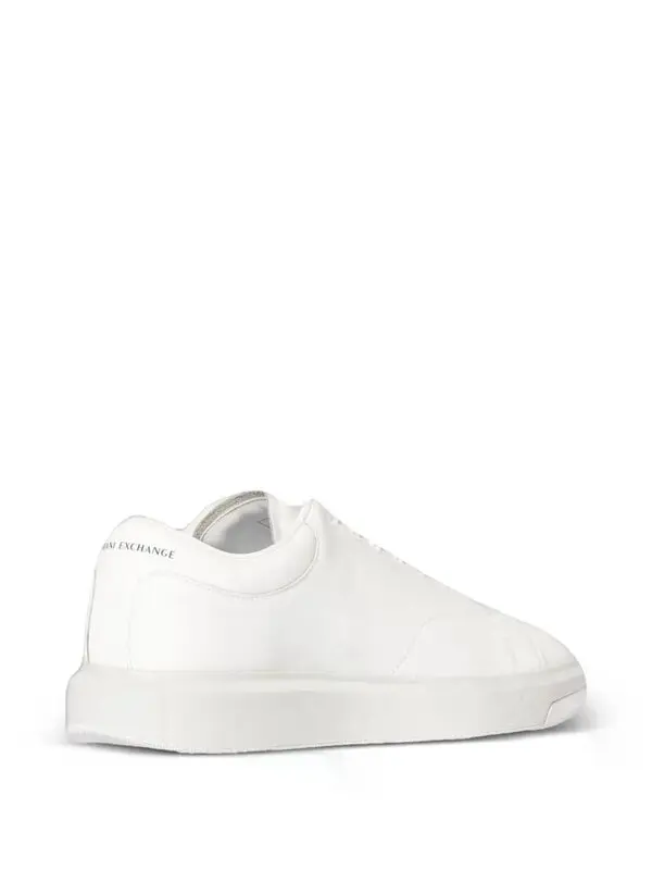 Emporio Armani Logo-print Leather Sneakers