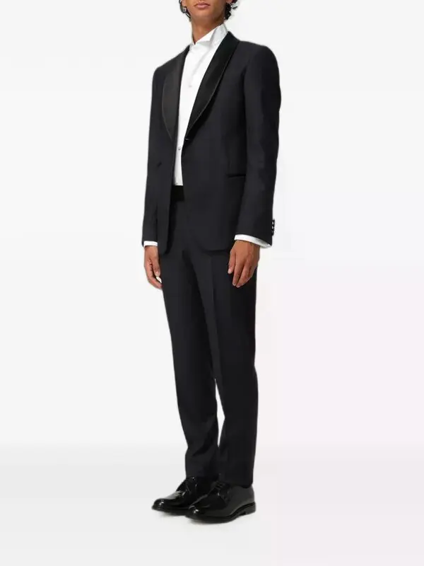 Emporio Armani Shawl-lapel Virgin-wool Suit