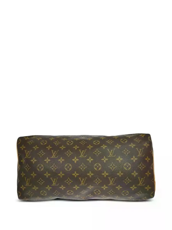 LOUIS VUITTON Monogram Speedy 40 Handbag - Brown