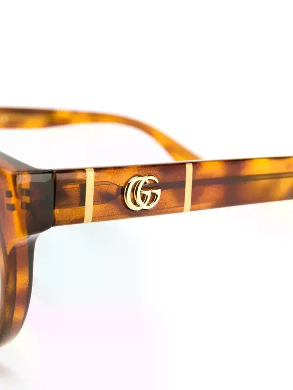 Gucci Tortoiseshell Cat-eye Glasses