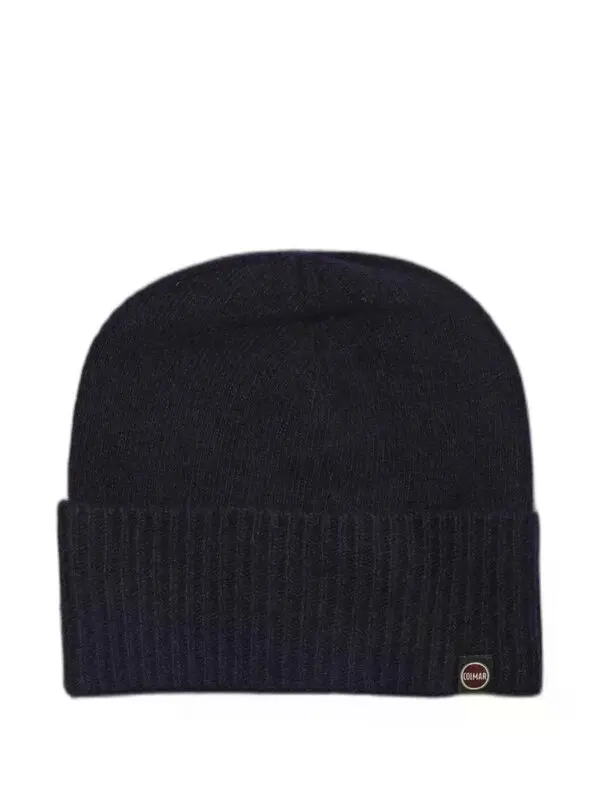 COLMAR Ribbed-trim Beanie Hat - Blue