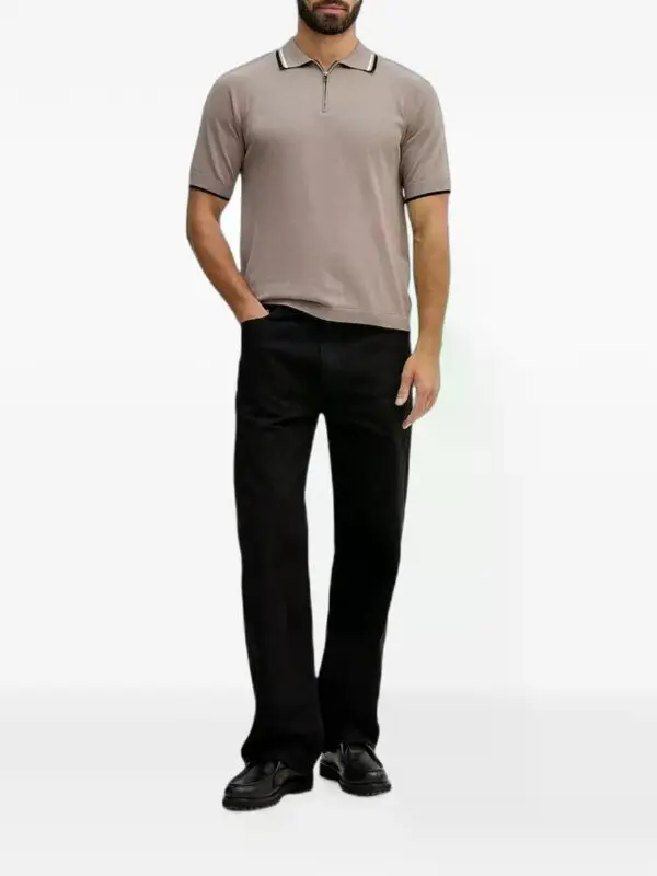 Emporio Armani Zip-fastening Polo Shirt