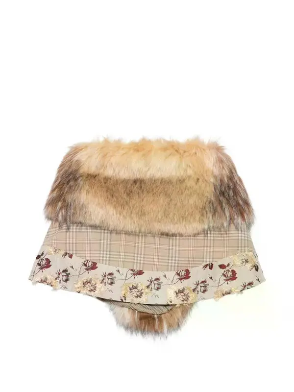 Antonio Marras Check-pattern Cape