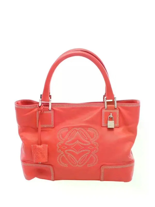 Loewe Amazona Fusta Handbag - Red