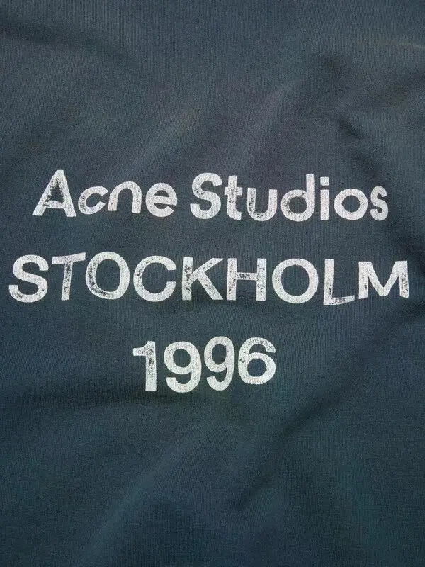 Acne Studios Logo Print Hoodie