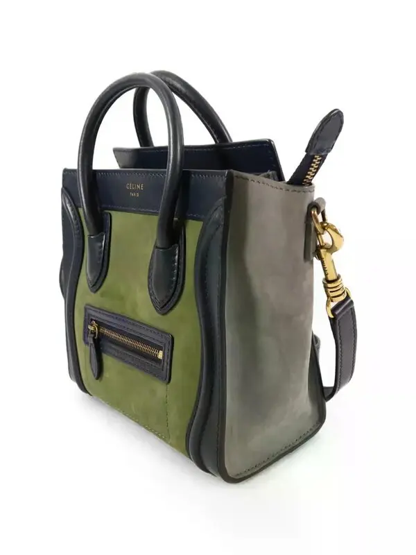 Celine Nano Luggage Tote Bag - Green