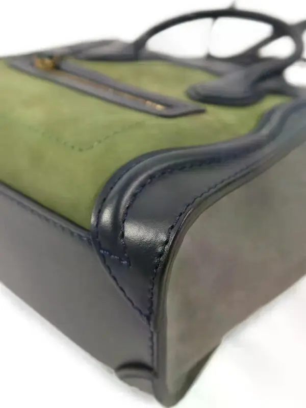 Celine Nano Luggage Tote Bag - Green