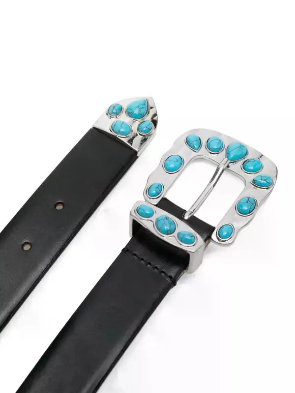 DEHANCHE Juna Turquoise Embellished Belt