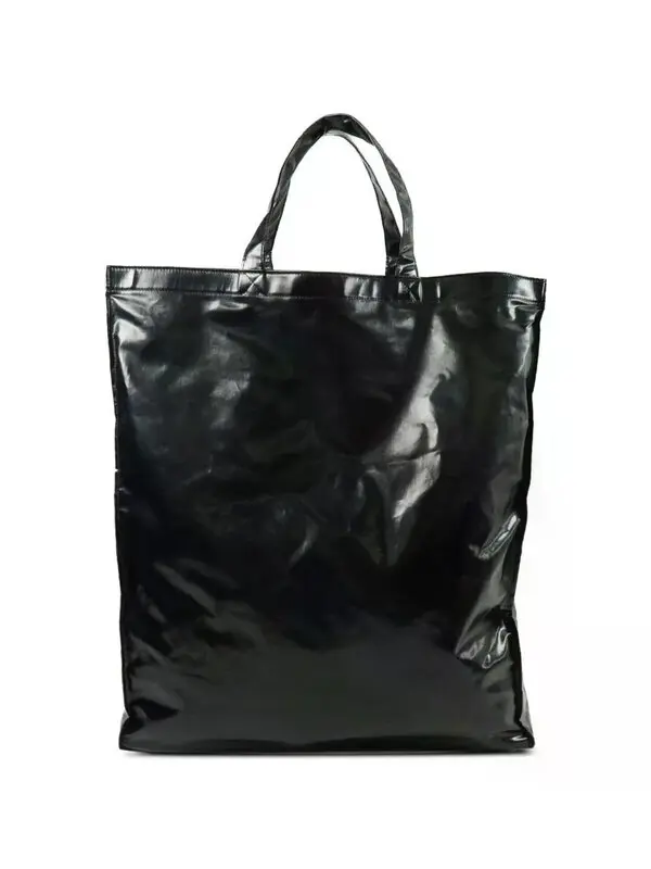 Gucci Logo Print Tote Bag - Black