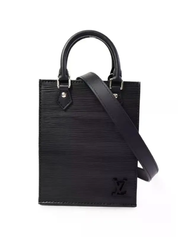 LOUIS VUITTON Petit Sac Plat Epi Leather Tote Bag