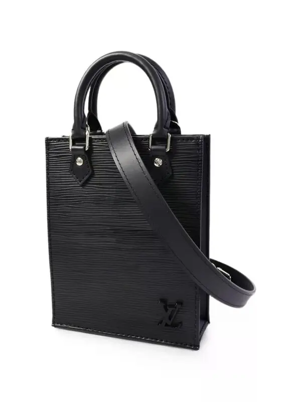 LOUIS VUITTON Petit Sac Plat Epi Leather Tote Bag