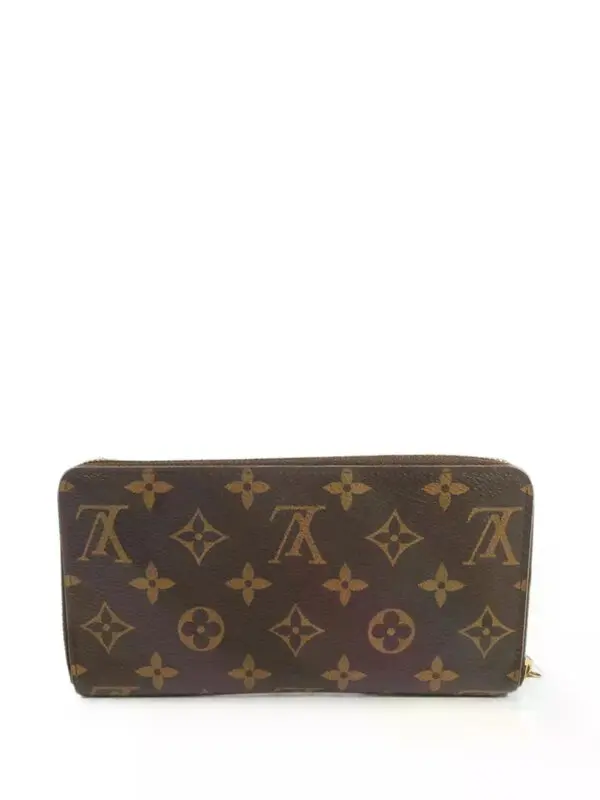 LOUIS VUITTON 2015 Zippy Illustre Evasion Wallet - Brown