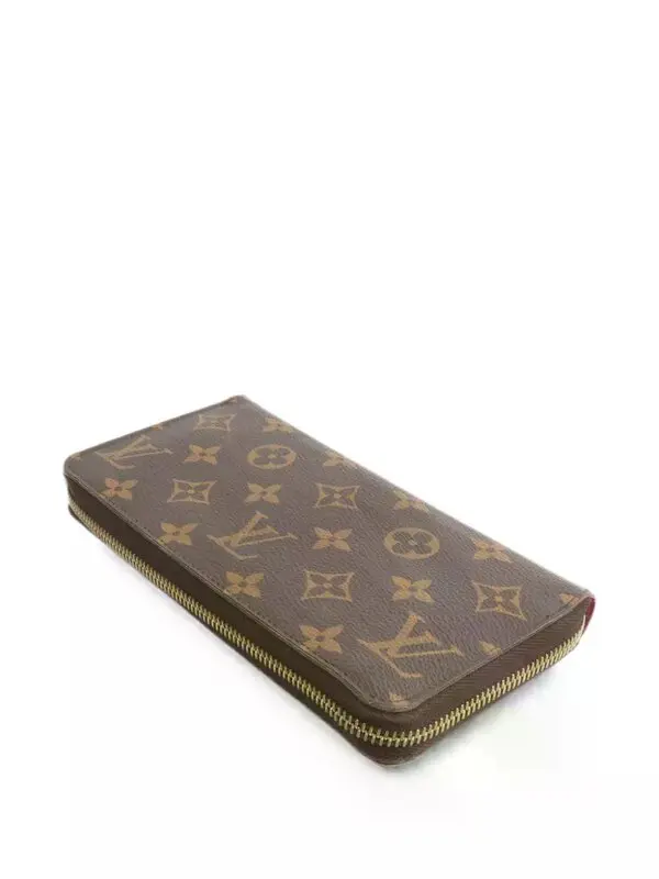 LOUIS VUITTON 2015 Zippy Illustre Evasion Wallet - Brown
