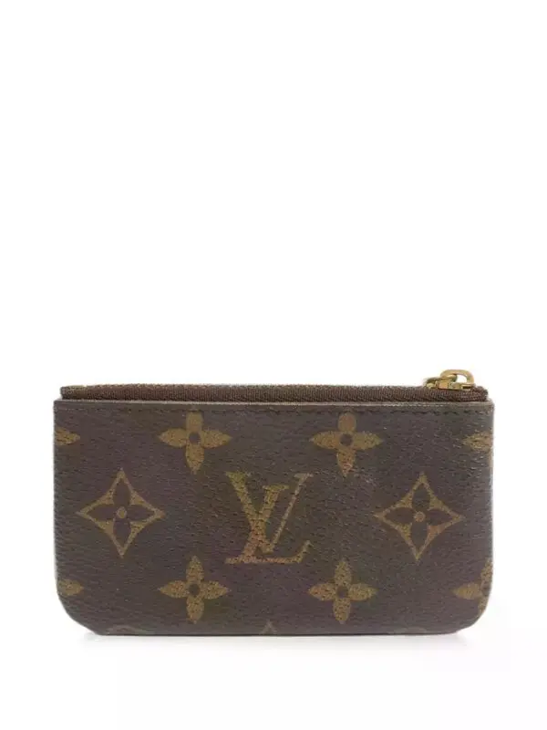 LOUIS VUITTON Logo-monogram Key Pouch