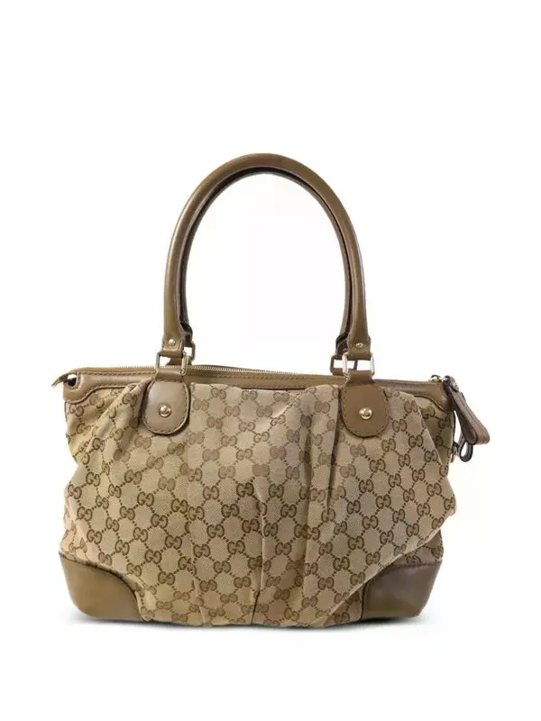 Gucci Gg Canvas Shoulder Bag - Neutrals