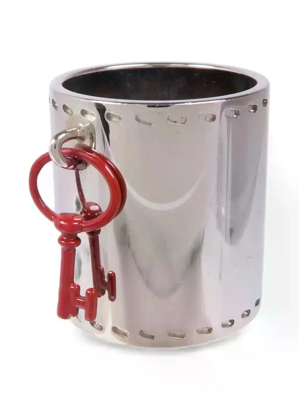 Hermès Polished -tone Scarf Ring With Key Charms