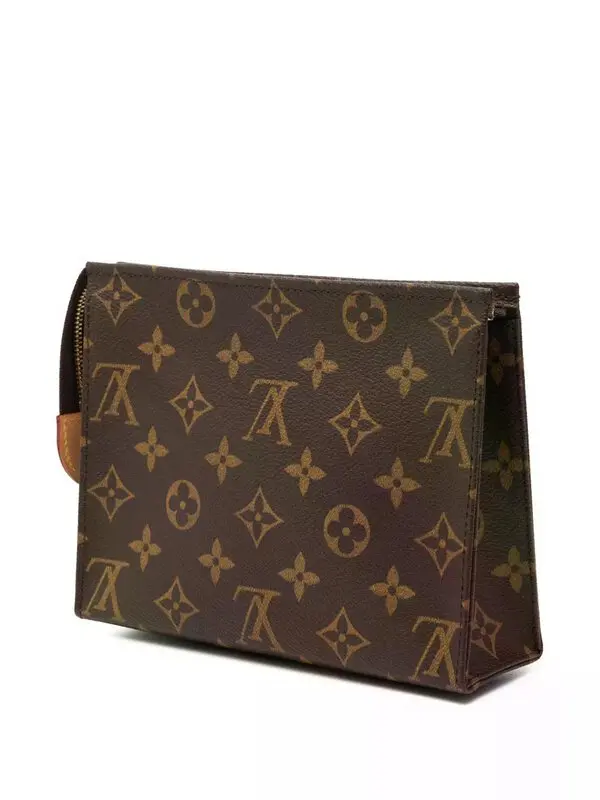 LOUIS VUITTON 2004 Monogram Toiletry Pouch 19 Clutch Bag