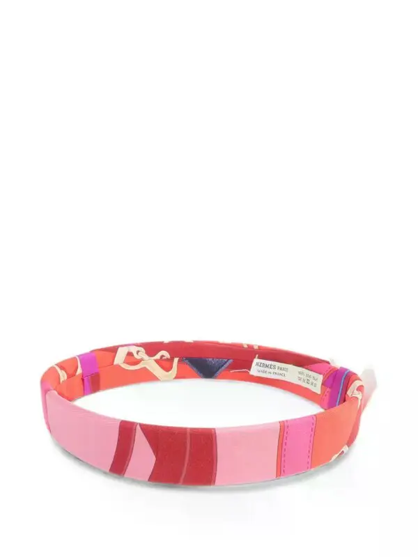 Hermès Graphic Print Hairband