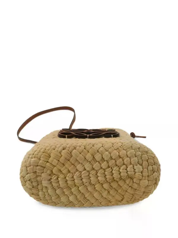 Loewe Square Pocket Anagram Shoulder Bag - Neutrals