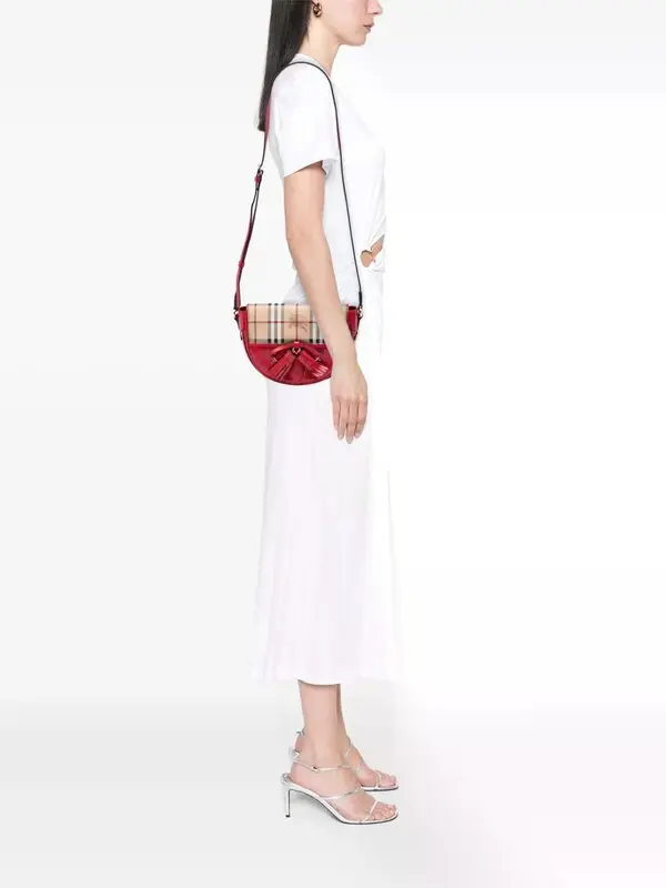 Burberry Maydown Crossbody Bag - Red