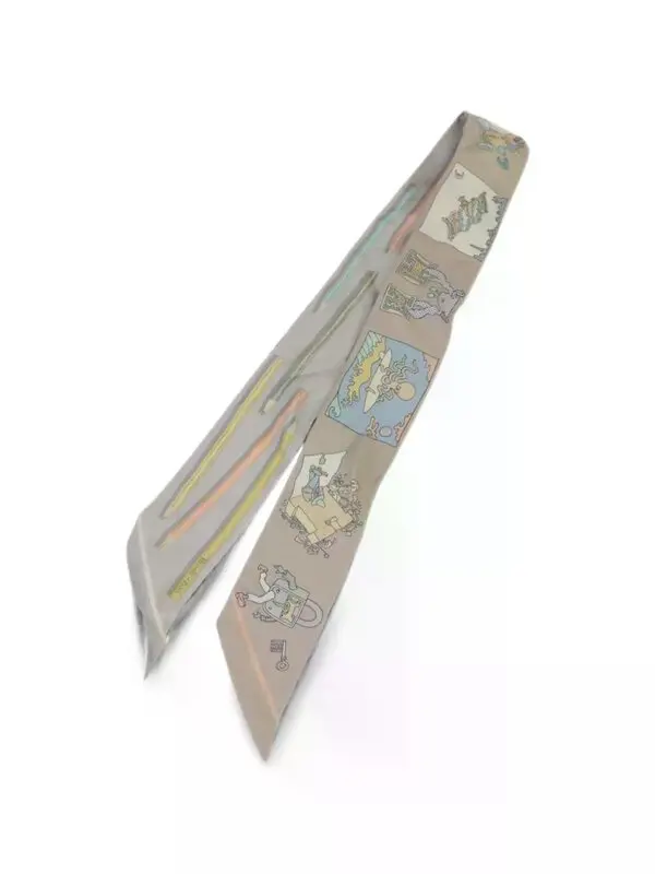 Hermès Twilly Pencil-print Scarf