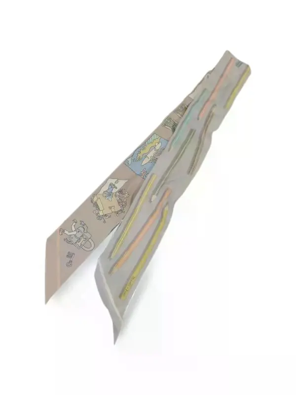 Hermès Twilly Pencil-print Scarf