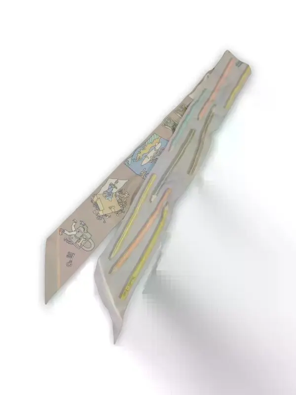 Hermès Twilly Pencil-print Scarf