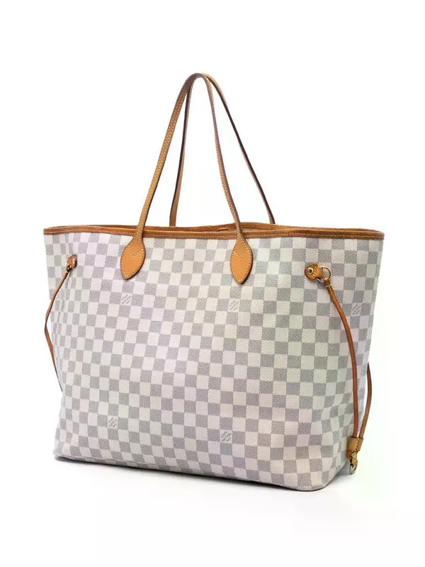 LOUIS VUITTON Damier Azur Neverfull Gm Tote Bag