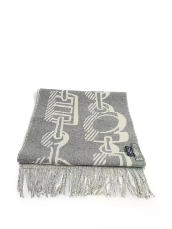 Hermès Fringed Scarf
